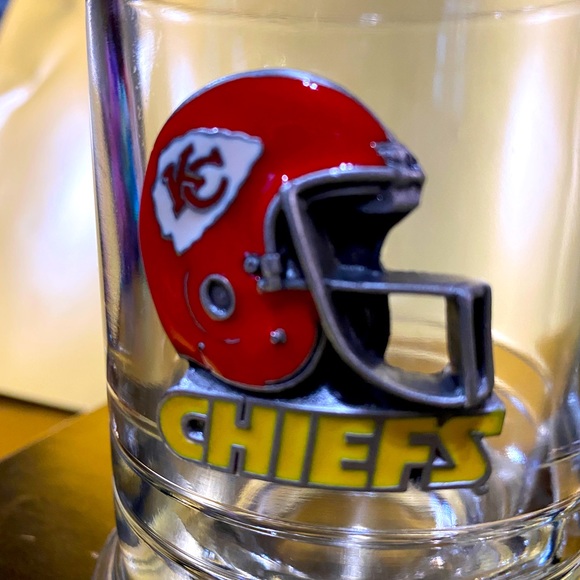 Dining | Nfl Kansas City Chiefs Vintage Beer Mug Pewter Helmet Logo ...